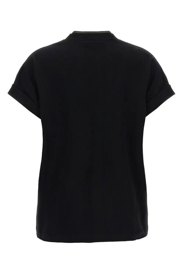 Brunello Cucinelli V-neck Short-sleeved T-shirt