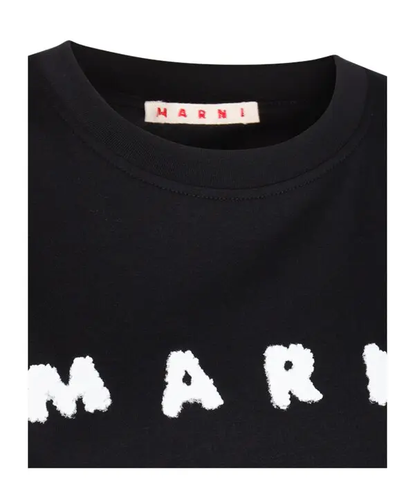 Marni Scribbled Logo Jersey T-shirt
