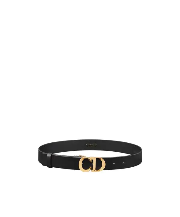 Dior Cd Logo Belt - Black