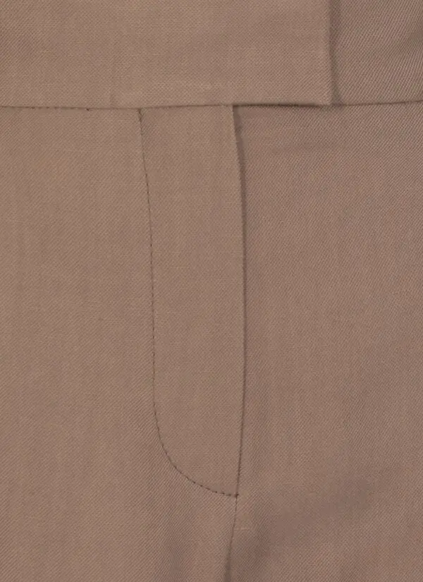 Brunello Cucinelli Fluid Twill Loose Pleated Trousers