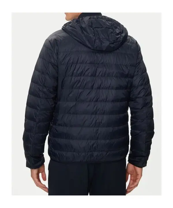 EA7 Quilted Down Jacket With Hood