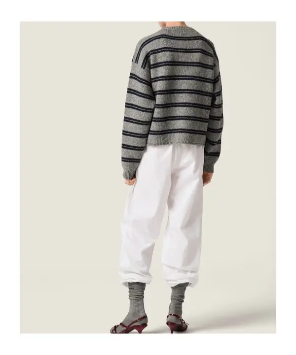 Miu Miu Striped Button-up Cardigan