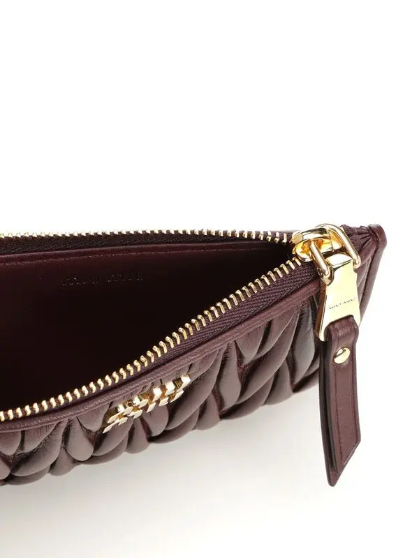 Miu Miu Matelass Zipped Wallet