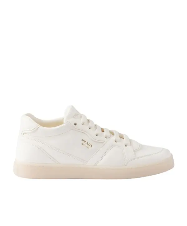 Prada Logo-stamp Lace-up Sneakers