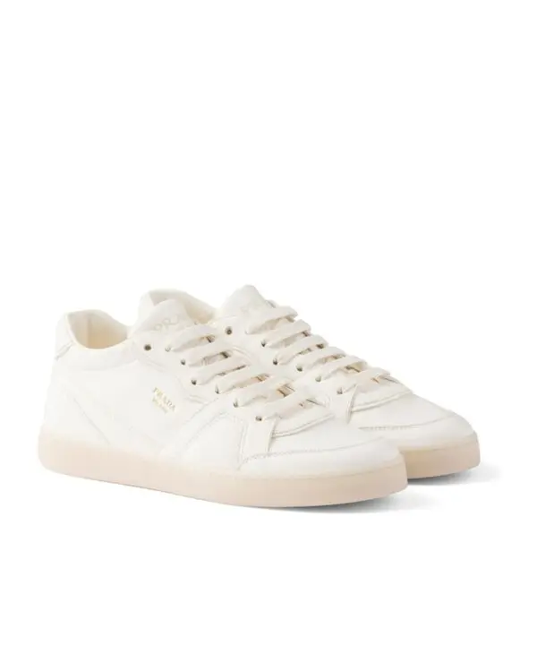 Prada Logo-stamp Lace-up Sneakers