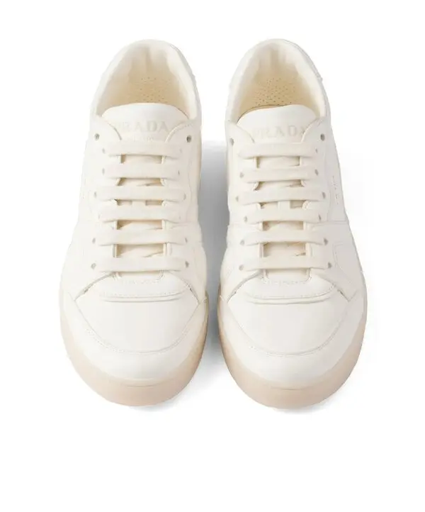 Prada Logo-stamp Lace-up Sneakers