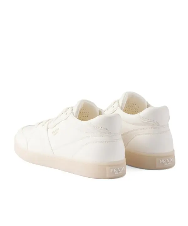 Prada Logo-stamp Lace-up Sneakers
