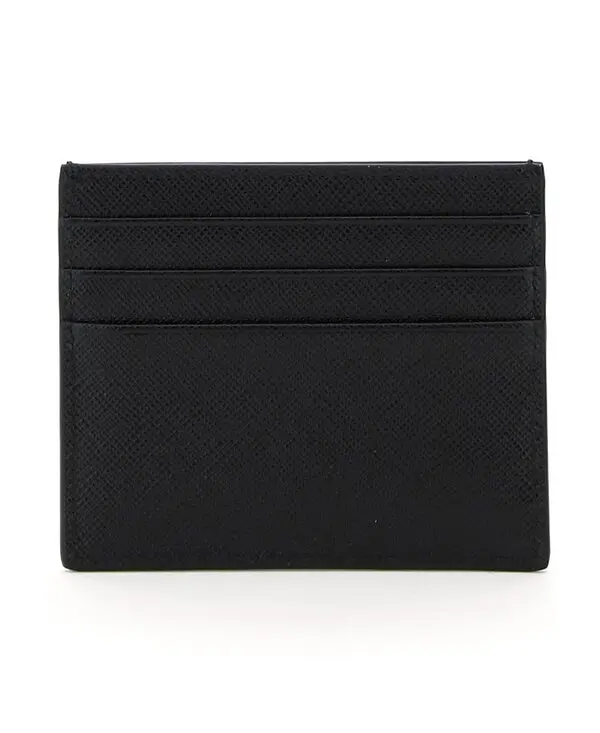 Prada Logo Plaque Card Holder