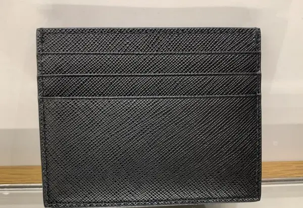 Prada Logo Plaque Card Holder