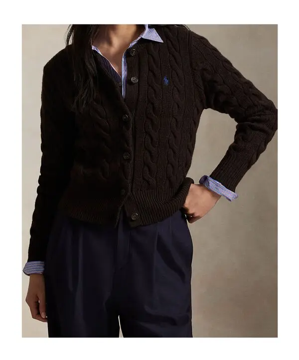 Polo Ralph Lauren Cable-knit Button-up Cardigan
