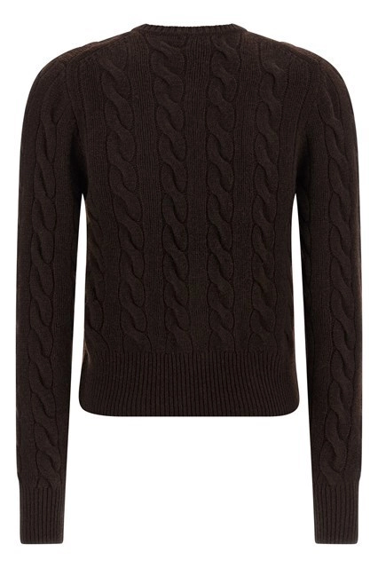 Polo Ralph Lauren Cable-knit Button-up Cardigan - Black