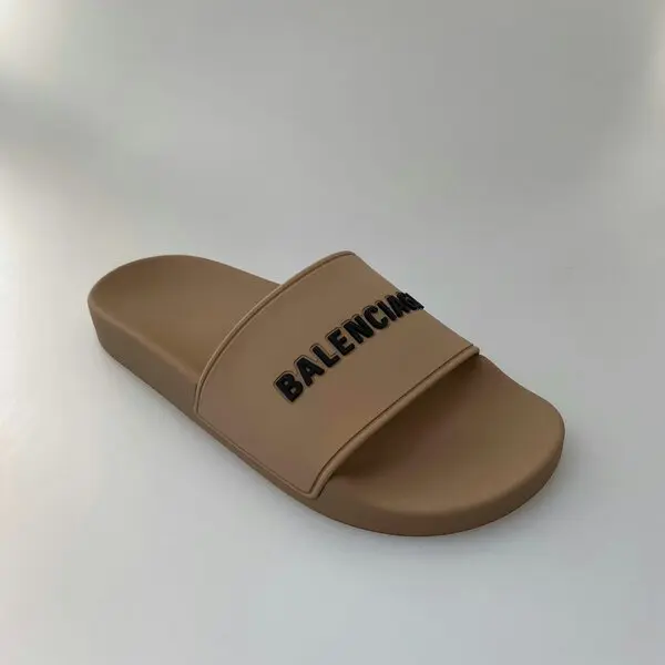 Balenciaga Logo Printed Pool Slides