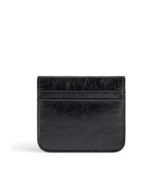 Balenciaga Logo Plaque Bifold Wallet