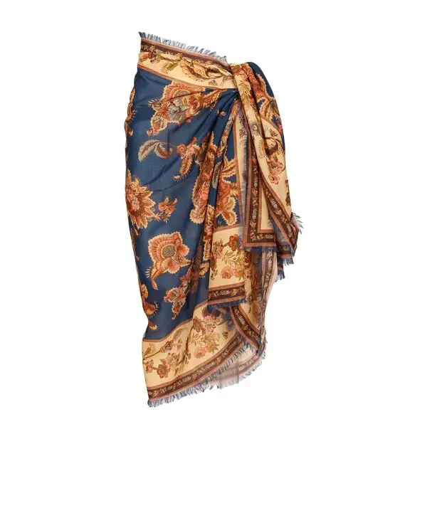 Zimmermann Printed Beach Towel - Brown