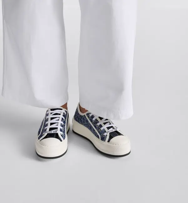 Dior Walk'n' Platform Sneakers With Signature Detailing