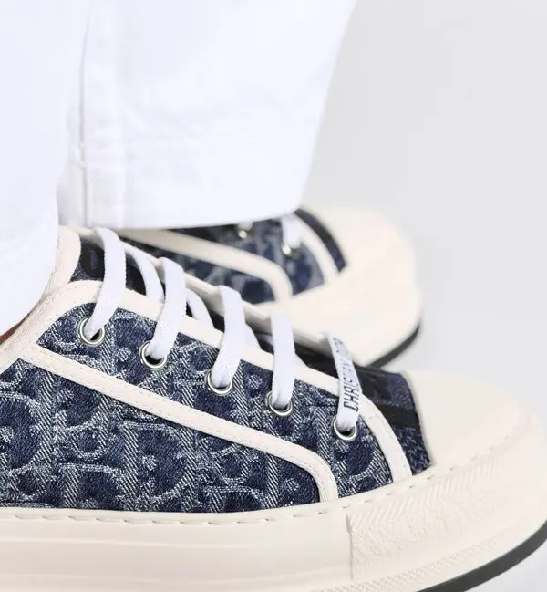 Dior Walk'n' Platform Sneakers With Signature Detailing