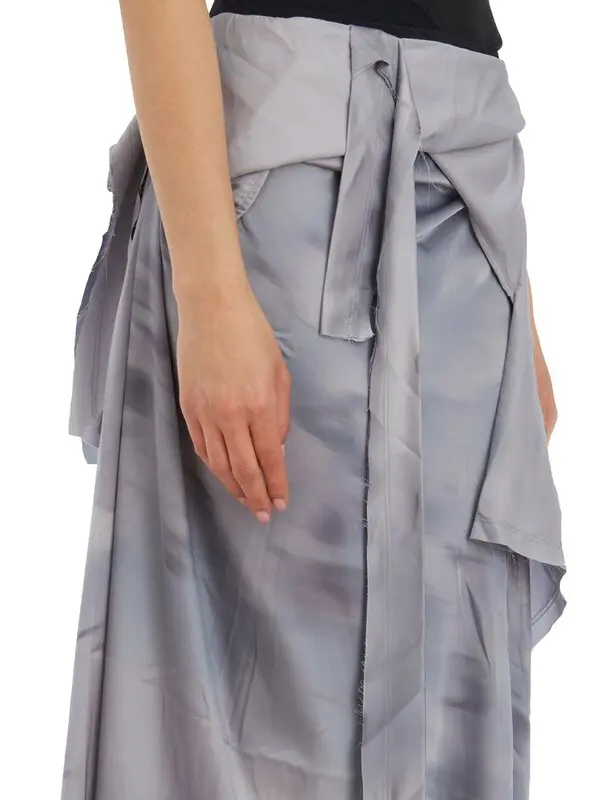 Ottolinger Distressed Asymmetrical Midi Skirt