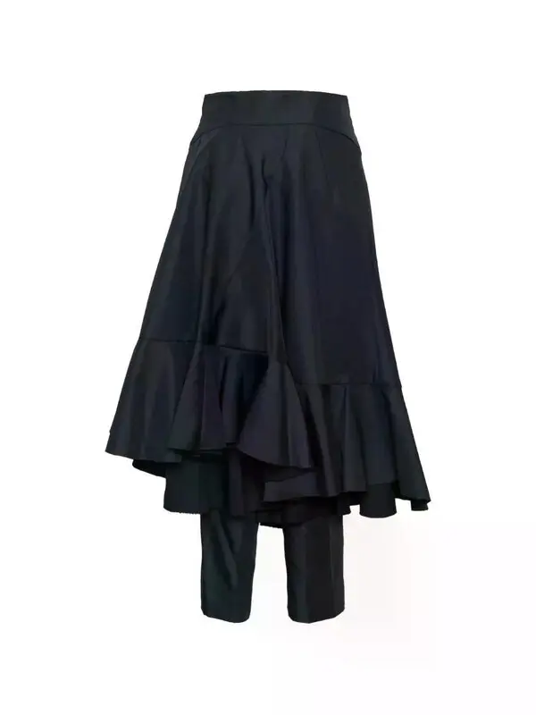 Comme Des Garçons Asymmetric Panel Ruffled Trousers