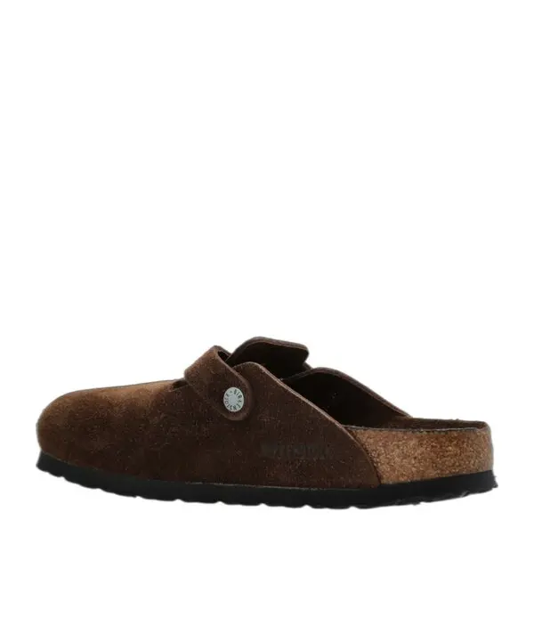 BIRKENSTOCK Boston Buckled Mules - Black