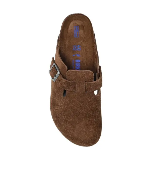 BIRKENSTOCK Boston Buckled Mules - Black