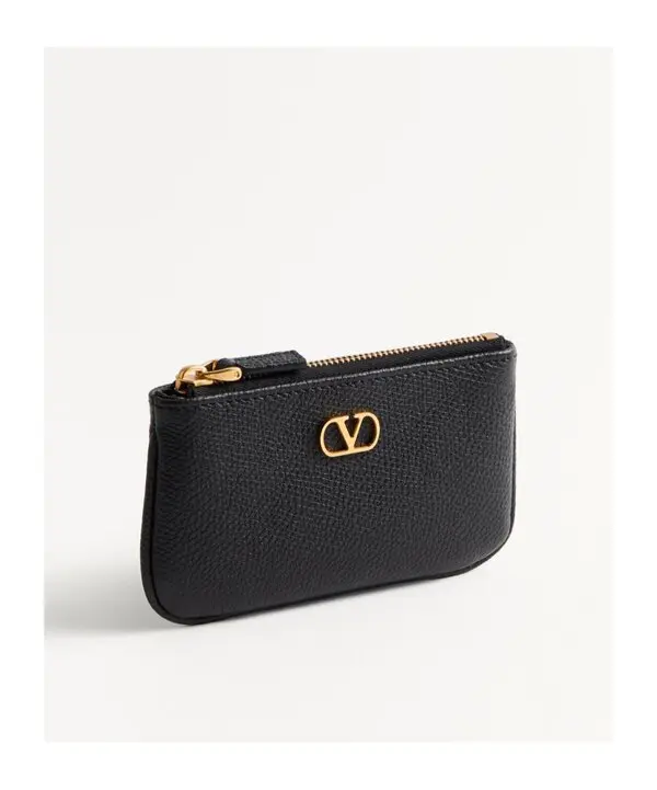 Valentino Garavani Vlogo Signature Keyring Pouch