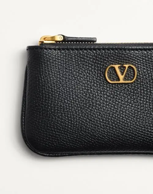 Valentino Garavani Vlogo Signature Keyring Pouch