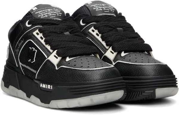 Amiri Logo Detailed Lace-up Sneakers