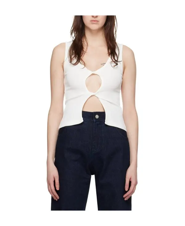 Christopher Esber Cut-out Knotted Top
