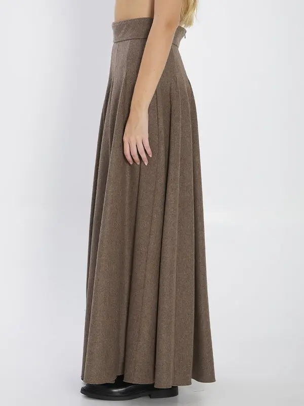 Max Mara Bellico Flared Maxi Skirt