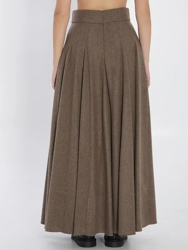 Max Mara Bellico Flared Maxi Skirt