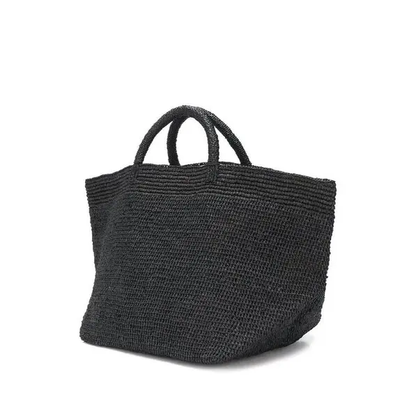 IBELIV Vanilla Woven Top Handle Bag