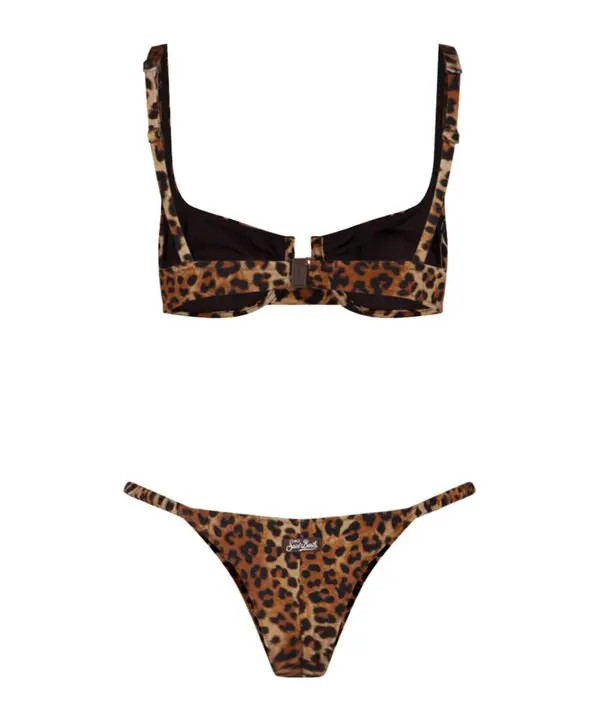 MC2 SAINT BARTH Leopard Print Bikini