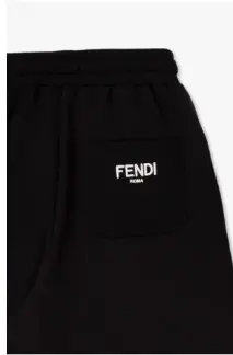 Fendi Logo Patch Pocket Joggers