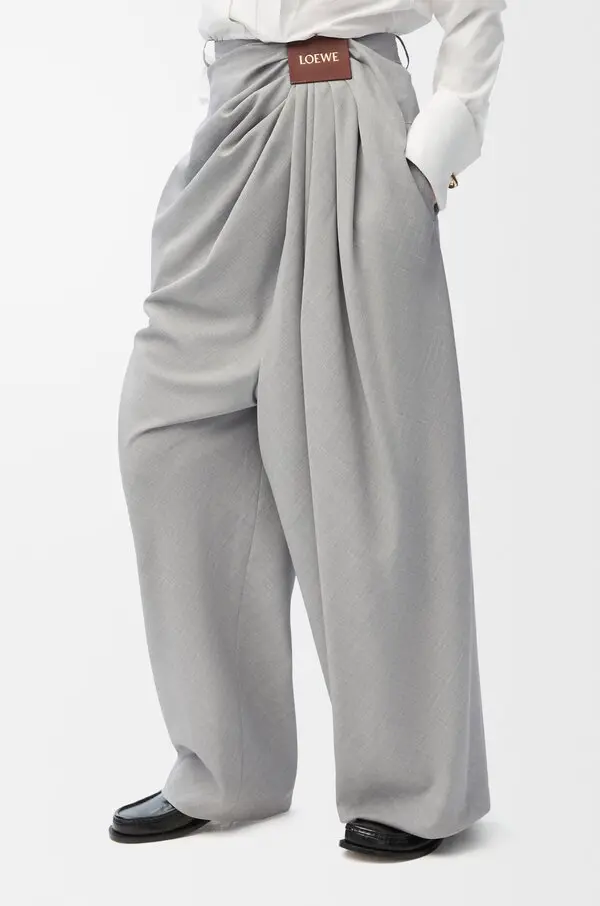 Loewe Draped Loose Fit Trousers