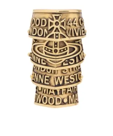 VIVIENNE WESTWOOD Josephus Ring - Antique Gold
