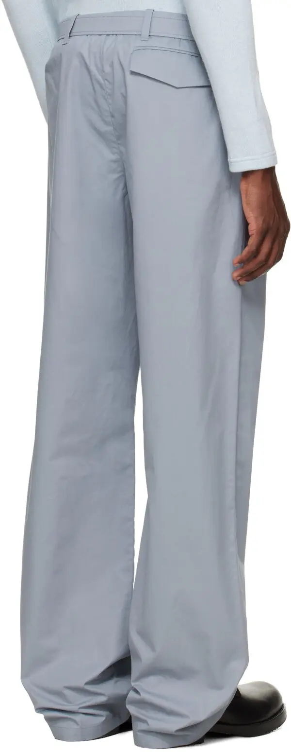 RIER Belt Loop Casual Pants With Detachable Belt