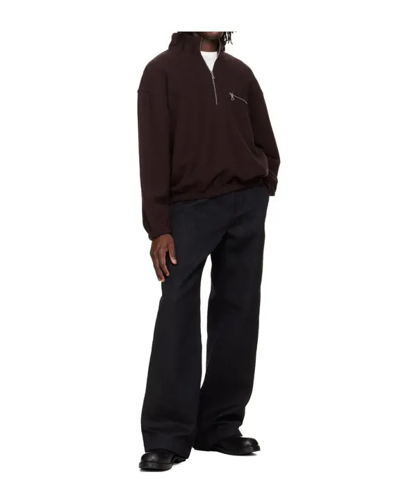 RIER Zip-neck Polo Top
