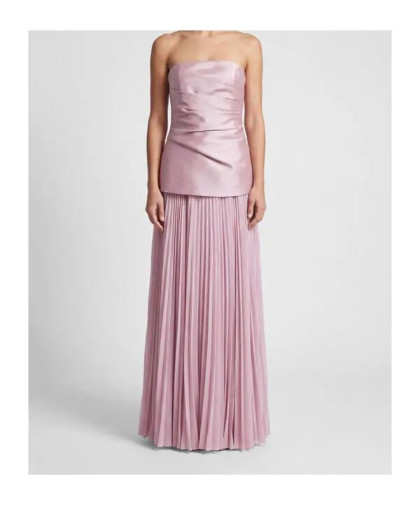Solace Claudette Pleated Maxi Dress