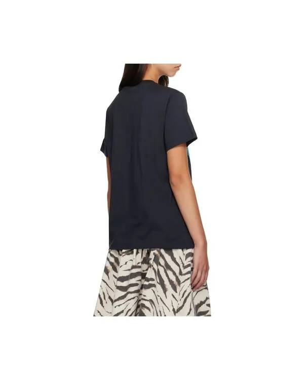 GANNI Graphic Banana T-shirt - Phantom Black