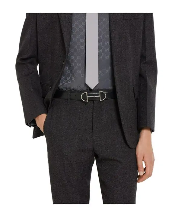 Gucci Horsebit Reversible Leather Belt