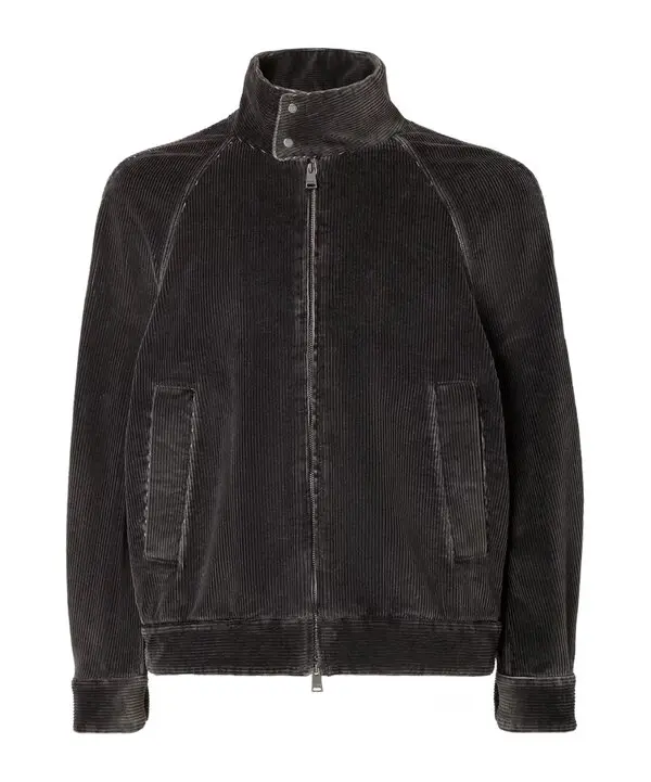 Fendi High Neck Zip-up Blouson
