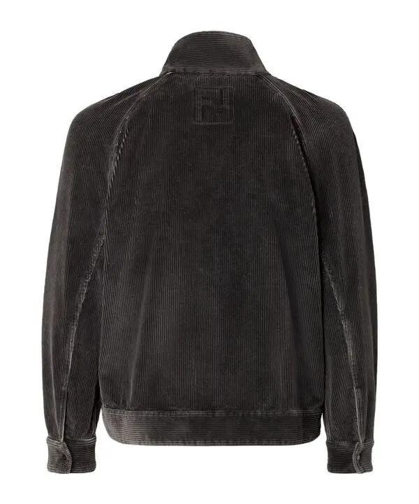Fendi High Neck Zip-up Blouson