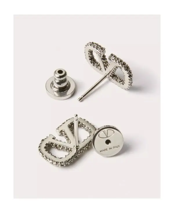 Valentino Garavani Vlogo Signature Embellished Earrings
