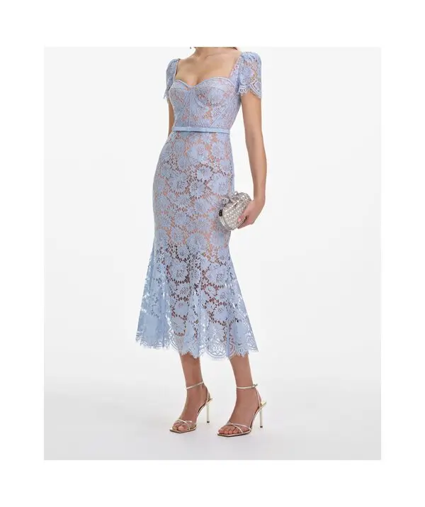 SELF-PORTRAIT Lace Midi Dress