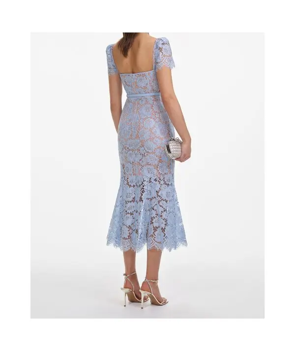 SELF-PORTRAIT Lace Midi Dress