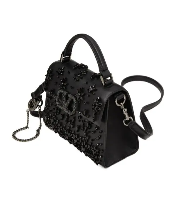 Valentino Garavani Vlogo Signature Embellished Tote Bag