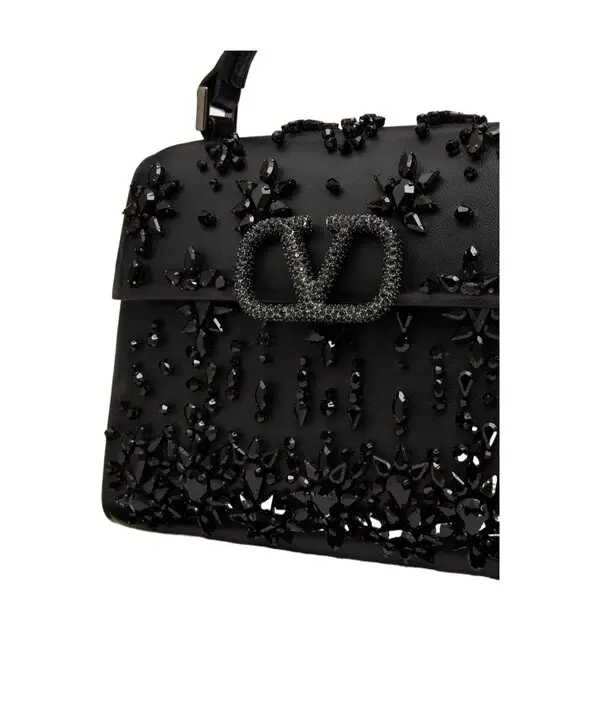Valentino Garavani Vlogo Signature Embellished Tote Bag