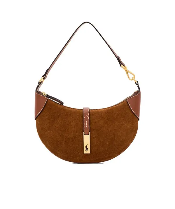 Polo Ralph Lauren Zipped Shoulder Bag - Brown
