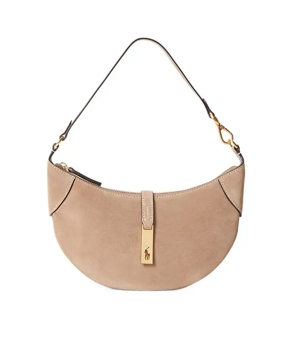 Polo Ralph Lauren Mini Polo Id Zipped Shoulder Bag - Clay