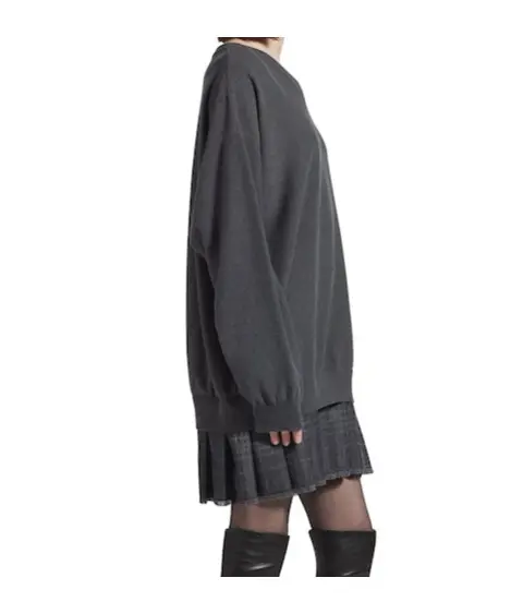 Balenciaga Layered V-neck Sweater Dress